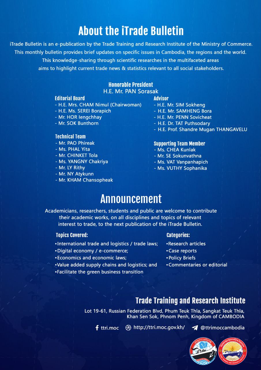iTrade Bulletin Vol 03 Issue 06 - Commerce Cambodia